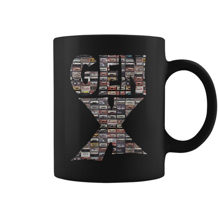 Vintage Cassette Tapes Gen X Humor Generation X 70S 80S Coffee Mug ...
