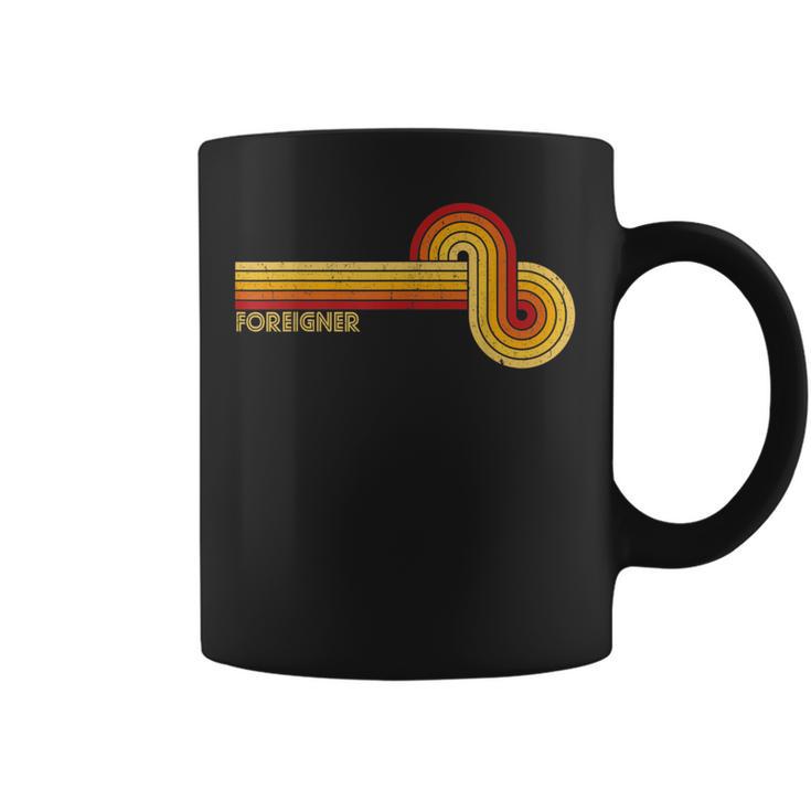 Vintage Foreigner Retro Cassette 90S Music Old Sunset Line Coffee Mug ...