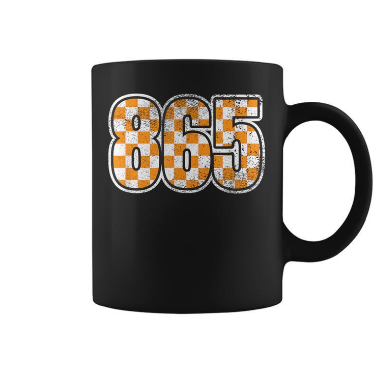 Volunr State Orange And White Checkerboard Tennessee 865 Coffee Mug ...
