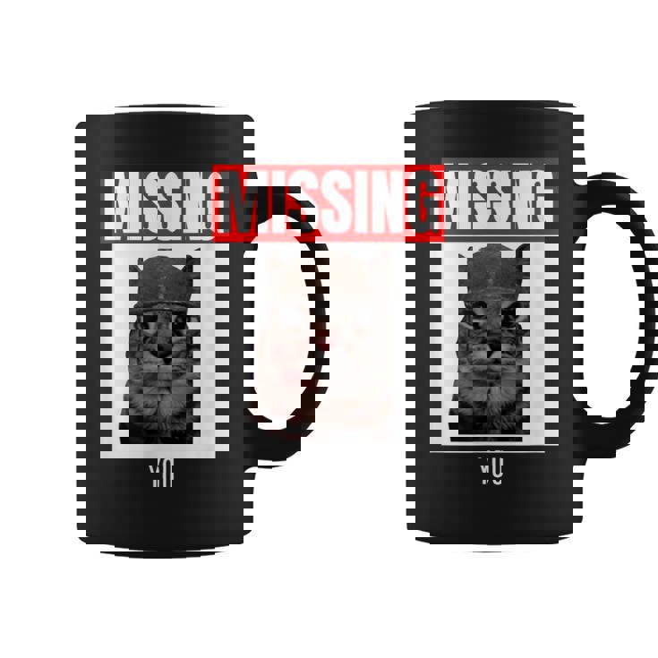 War Cat Meme Missing You Joke Graphic Print Coffee Mug - Monsterry