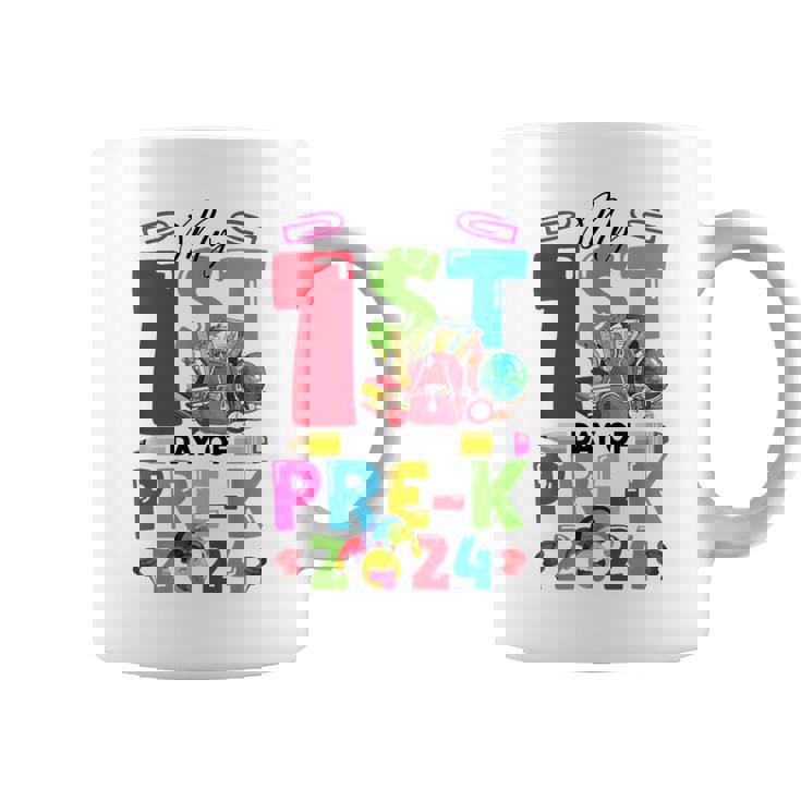 My 1St Day Of Pre-K 2024 Preschool Student Back To School Coffee Mug ...