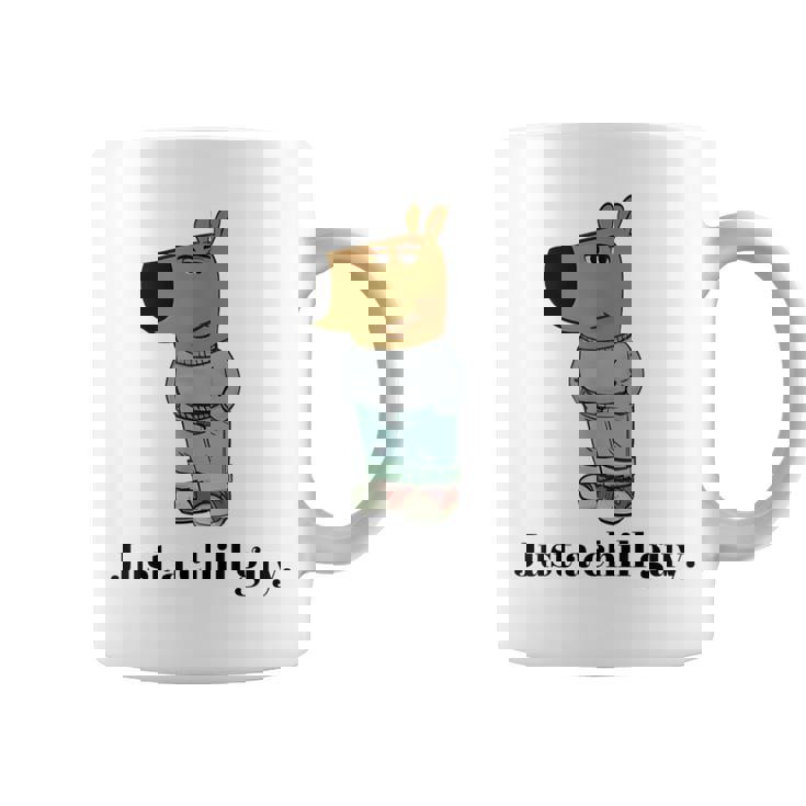 Chill Guy Dog Meme Chill Guy Meme Coffee Mug | Mazezy