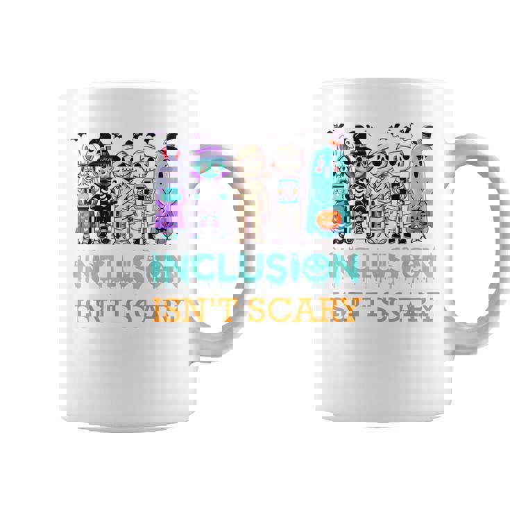Inclusion Isn't Scary Halloween Teacher Mummy Skeleton Ghost Graphic ...