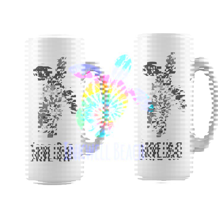 Inkwell Beach Batik Boho Tie Dye Loggerhead Turtle Coffee Mug ...