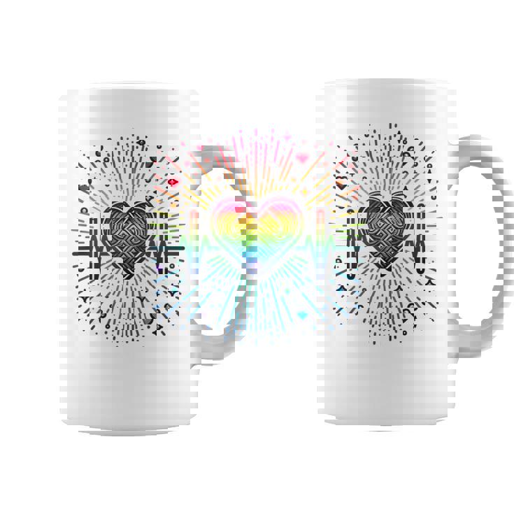 Lgbtq Ally Pride Love Parade Gay Rights Supporter Rainbow Coffee Mug ...