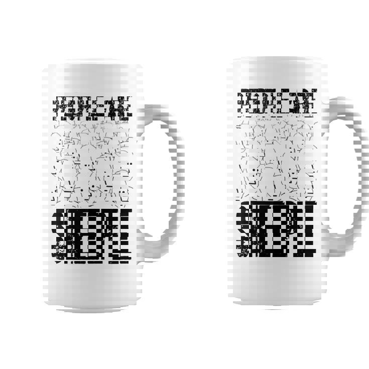 People Are Sheeple Wojak Npc Meme Brainwashed Masses Obey Coffee Mug ...