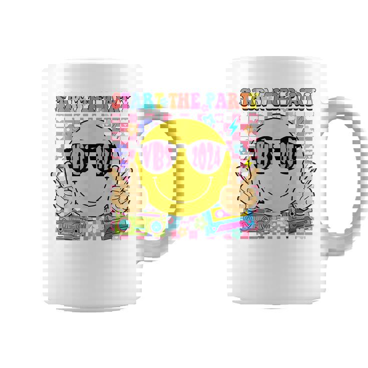 Start Party Vbs 2024 Retro 80S Smile Vacation Bible School Coffee Mug ...