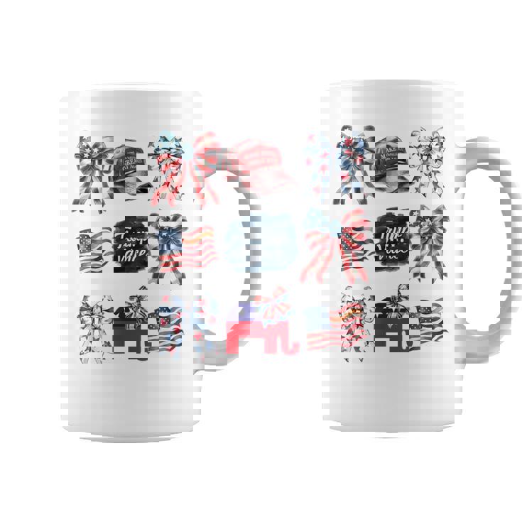 Trump Vance Bow Coquette Vote Presidential 2024 Election Coffee Mug ...