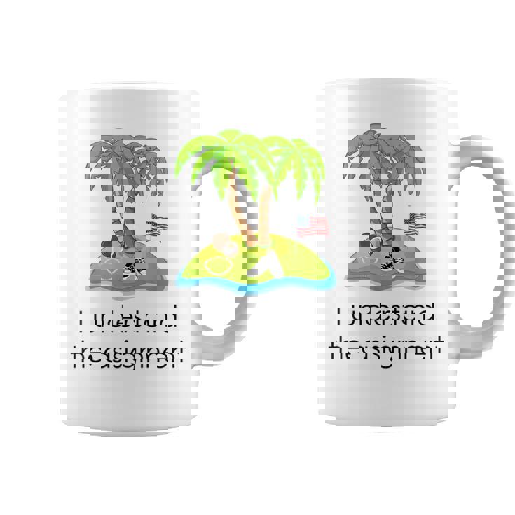 I Understand The Assignment Coconut Tree Kamala-Harris Coffee Mug ...