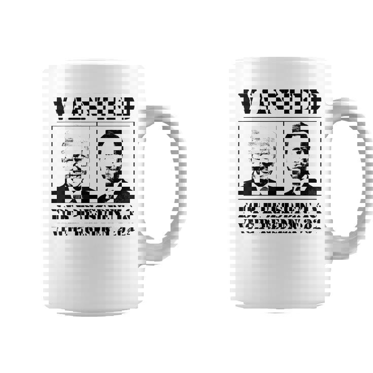 Wanted For President & Vice President 2024 Trump Vance Maga Coffee Mug ...