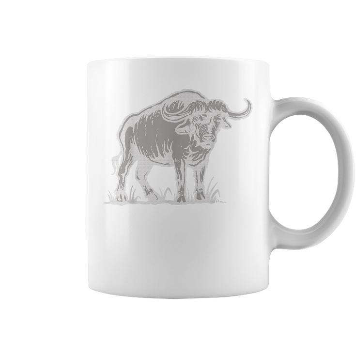 Water Buffalo New Plains Bison Coffee Mug - Monsterry