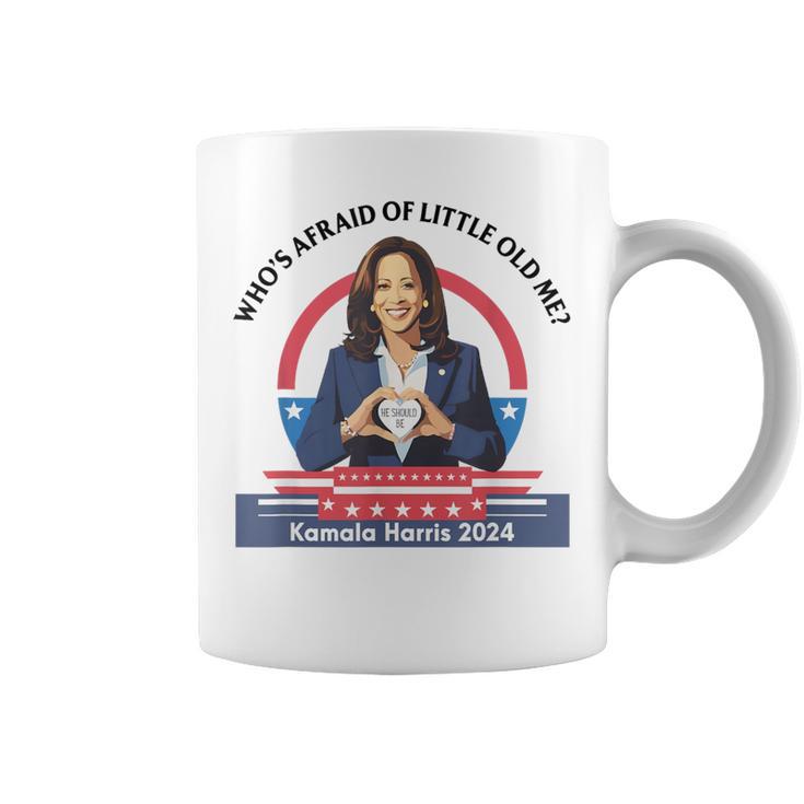 Who's Afraid Of Little Old Me Kamala Harris 2024 Coffee Mug - Monsterry