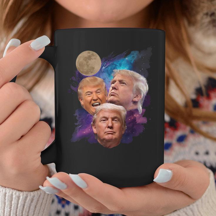 3 Donald Trump Moon Howling Head For And Women Coffee Mug | Mazezy