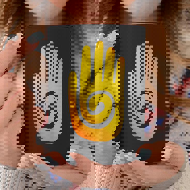 Ancient Native American Hopi Healing Hand Symbol Women Coffee Mug ...