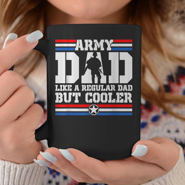 Army Dad Like A Regular Dad But Cooler Graphic Print Coffee Mug - Monsterry