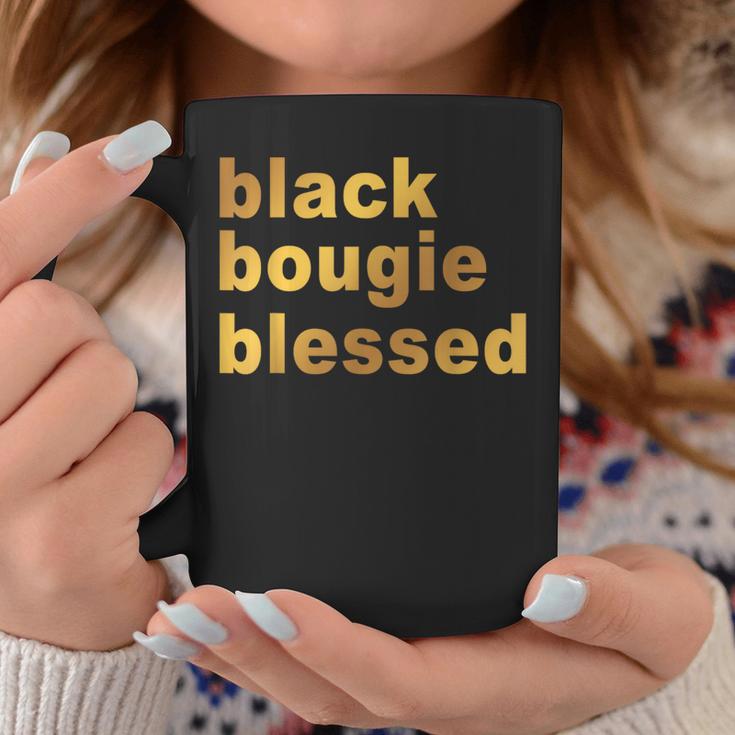 Black Bougie Blessed Coffee Mug | Mazezy