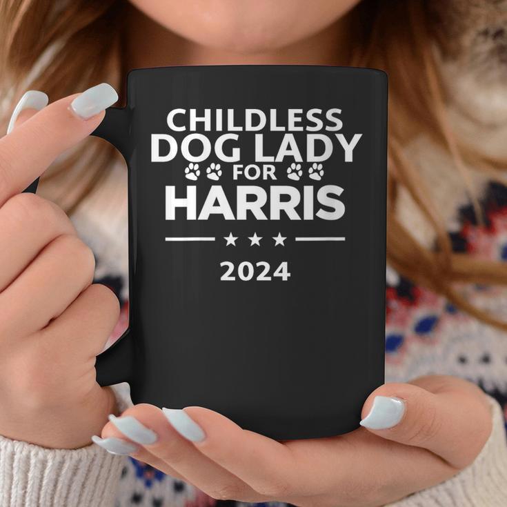 Childless Dog Lady For Harris 2024 Coffee Mug - Monsterry