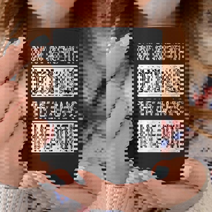 Don't Argue With Decimals They Always Have A Point Math Coffee Mug ...