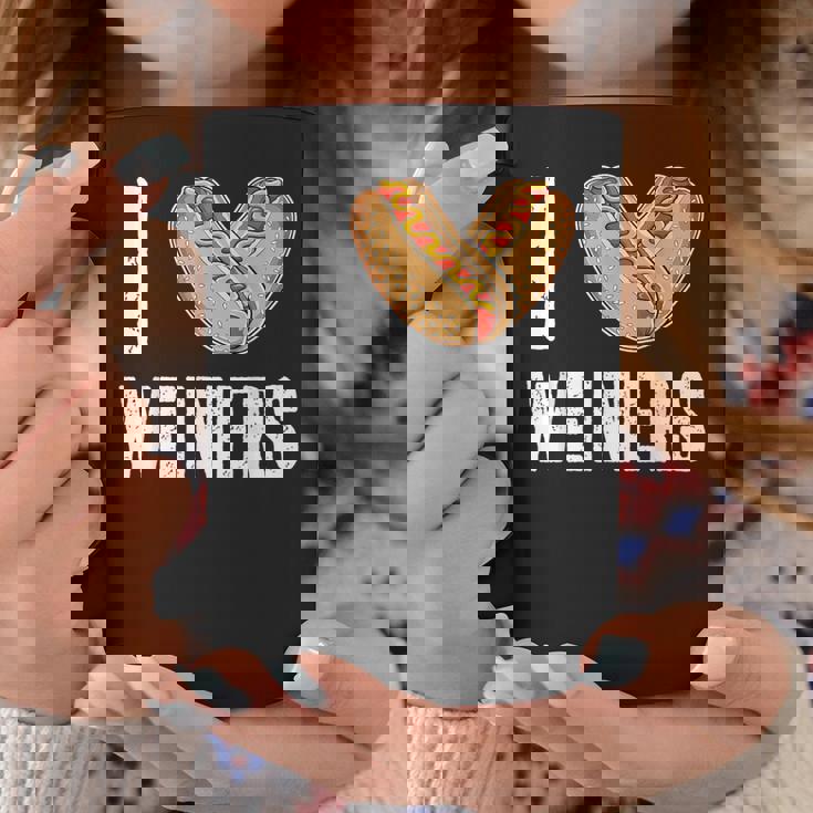 Hotdog I Love Weiners Gag Humor Hotdog Lover Coffee Mug | Mazezy