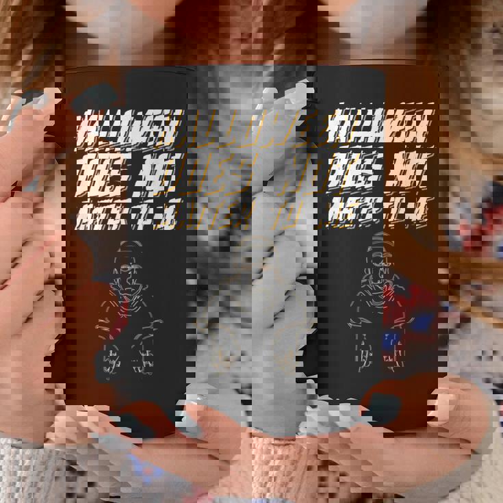 Halloween Does Not Matter To Me Deadpan Reaction Meme Khaby Coffee Mug ...