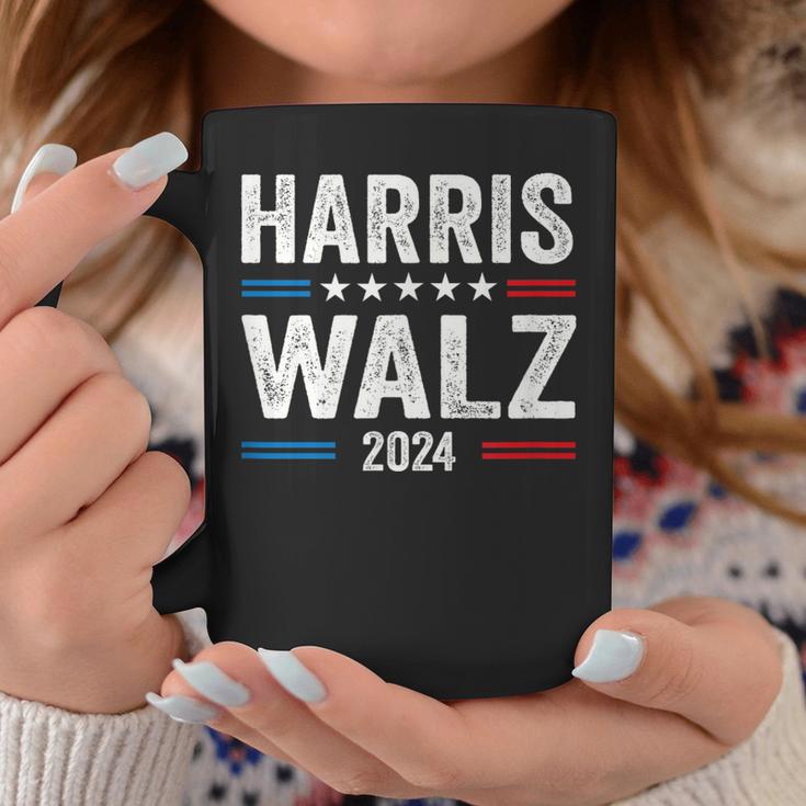 Harris Walz Waltz 2024 Retro Vintage Coffee Mug | Mazezy