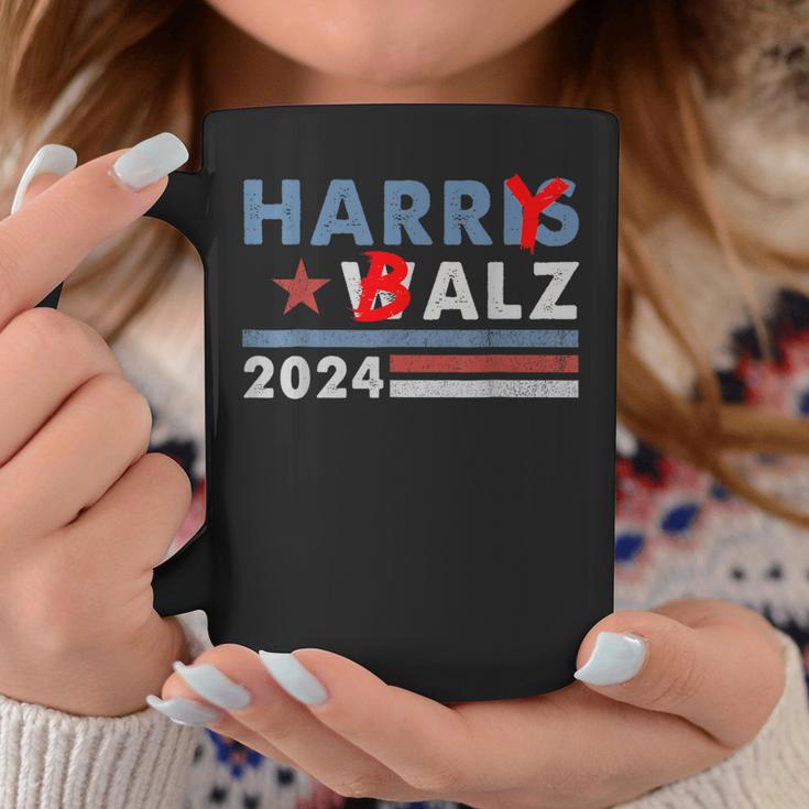 Harry Balz 2024 Kamala Harris and Tim Walz 2024 Graphic Print Coffee ...