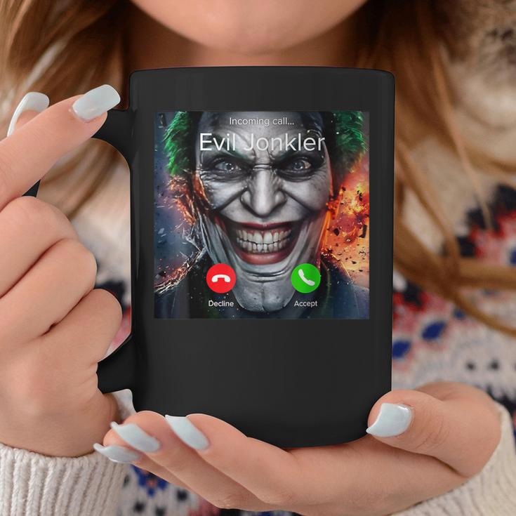 Humor Horror Incoming Call From Evil Jonkler Halloween Coffee Mug ...