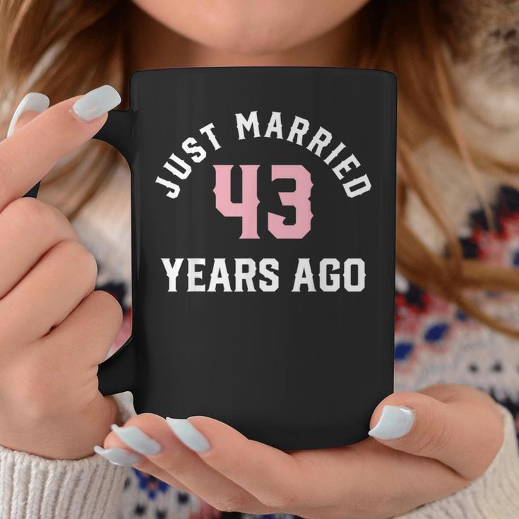 Just Married 43 Years Ago Husband And Wife Coffee Mug - Monsterry UK