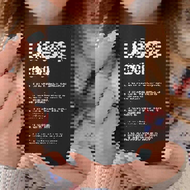 Labor Coach Expecting Dad Rules Papa Pregnancy New Parent Coffee Mug ...