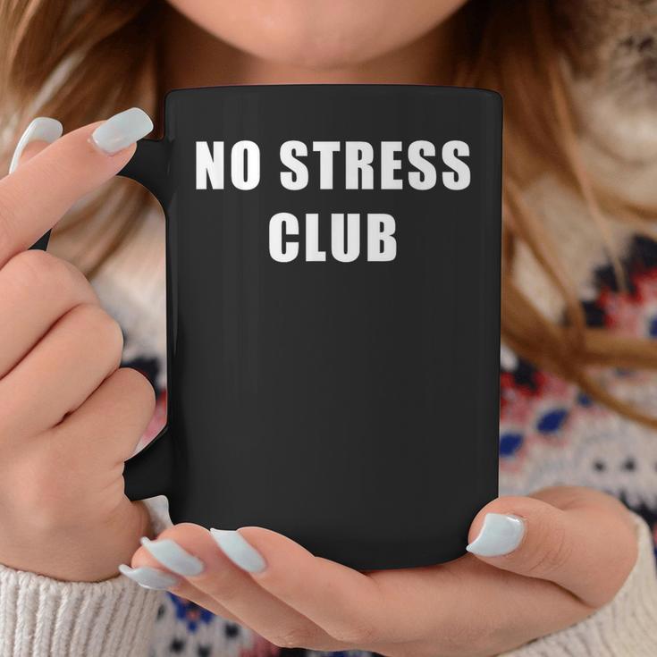 No Stress Club – & Anti-Stress Motivational Coffee Mug - Monsterry AU