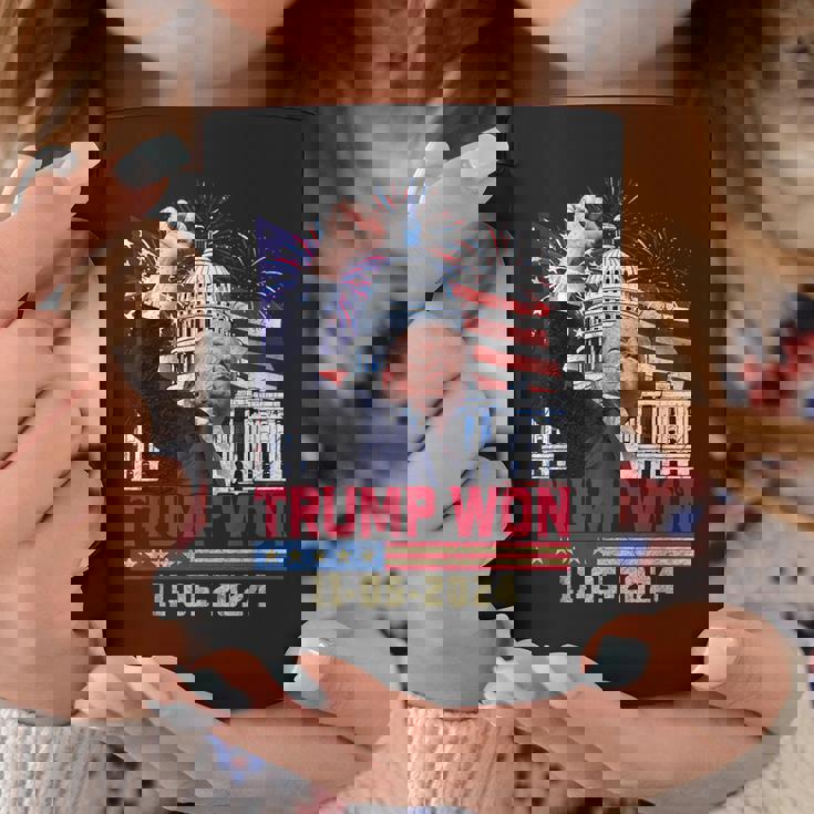 Retro Vintage Trump Wins 2024 Election Trump Won 2024 Graphic Print ...