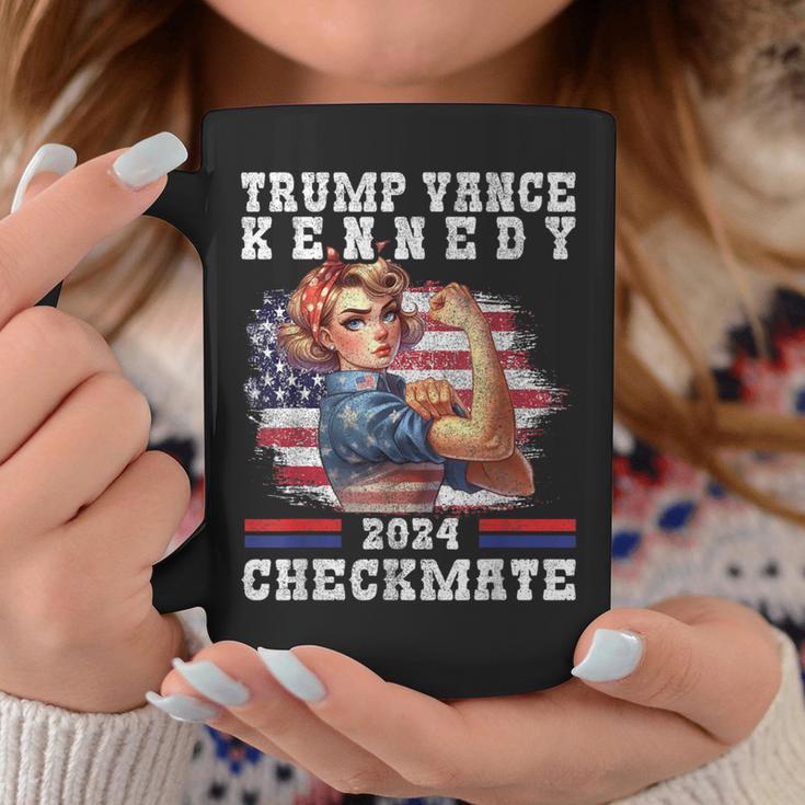 Trump Vance Kennedy Checkmate 2024 Election Republican Trump Coffee Mug ...