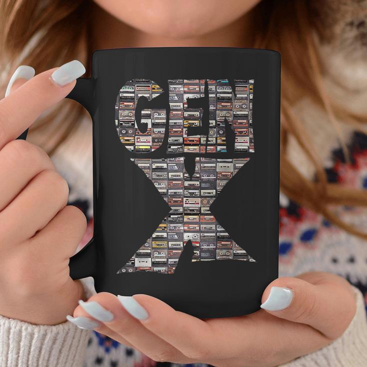 Vintage Cassette Tapes Gen X Humor Generation X 70S 80S Coffee Mug ...