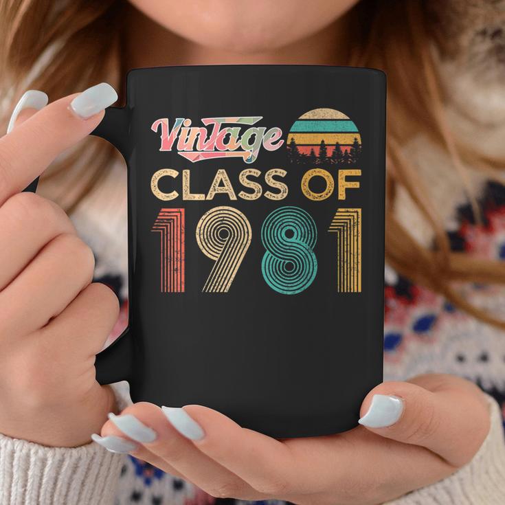 Vintage Class Of 1981 Classic Retro Birthday Women Coffee Mug - Monsterry