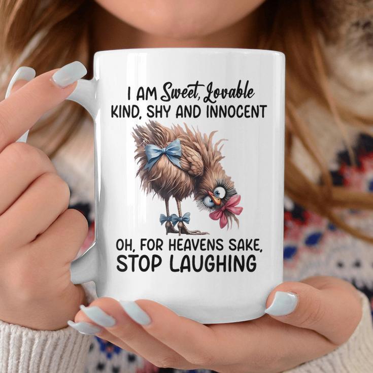Chicken I Am Sweet Lovable Kind Shy And Innocent Coffee Mug | Mazezy