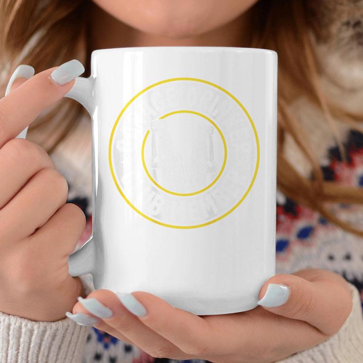 Garage Drinker Club Member On Back Coffee Mug | Mazezy