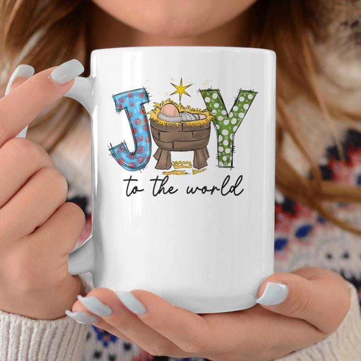 Joy To The World Baby Jesus Christmas Nativity Scene Coffee Mug - Thegiftio