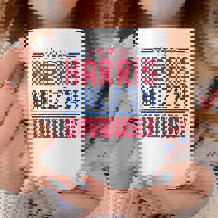 Obviously Tim Walz Kamala Harris 2024 Harris Waltz Obviously Coffee Mug ...