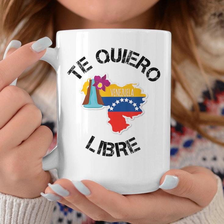 Venezuela Libre Fuera Maduro Bandera Mapa Taza de café - Regaloses