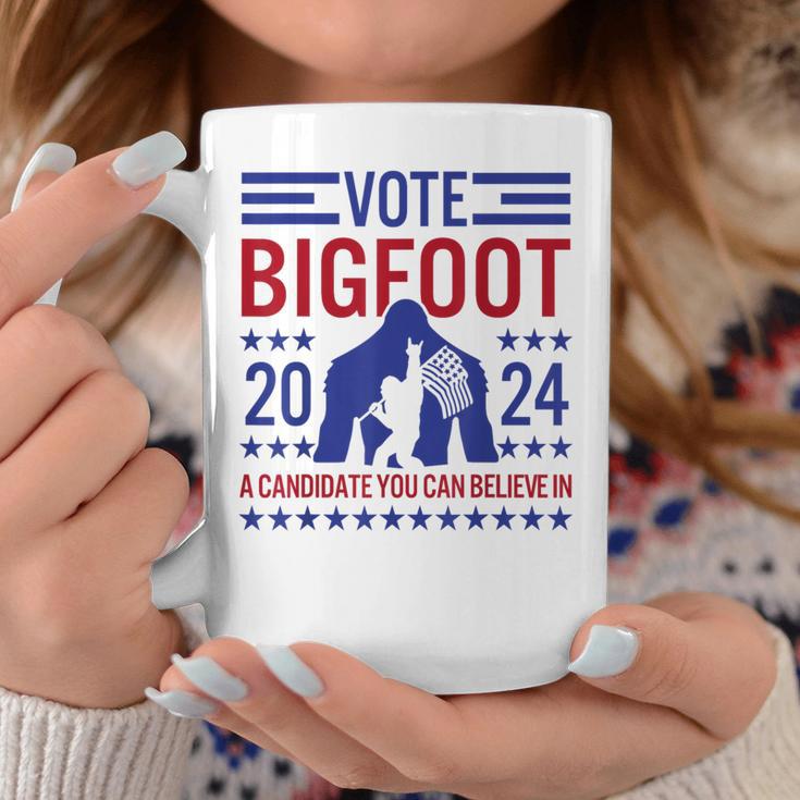 Vote For Bigfoot 2024 Sasquatch Presidential Election Coffee Mug ...