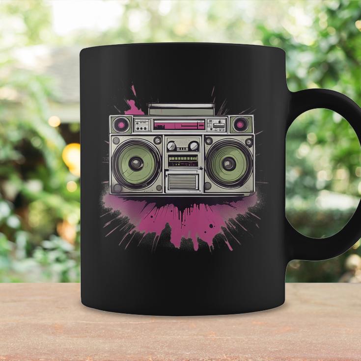 80S 90S Nostalgic Retro-Boombox Bringing Throwback-Memories Coffee Mug ...
