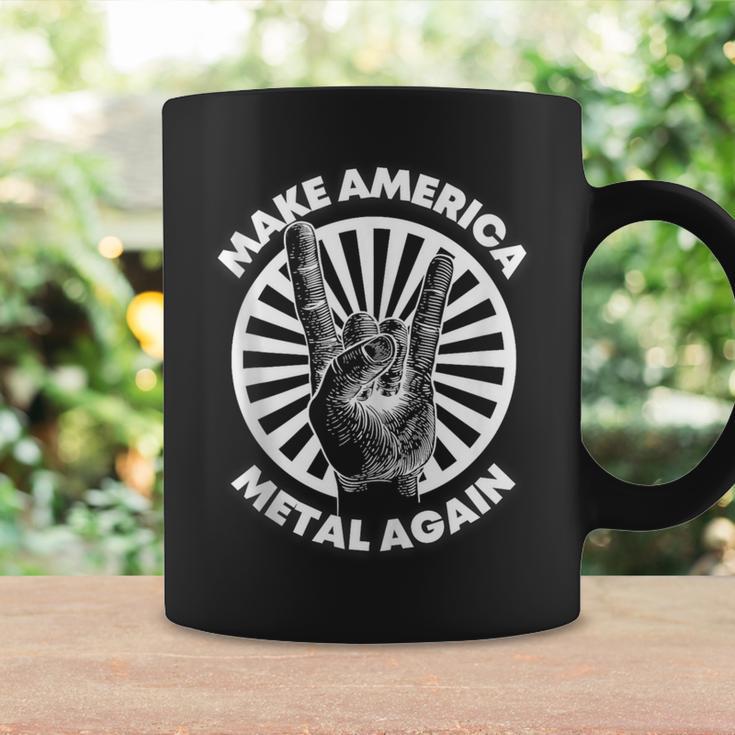Make America Metal Again Trump Rock Heavy Metal Music Coffee Mug ...
