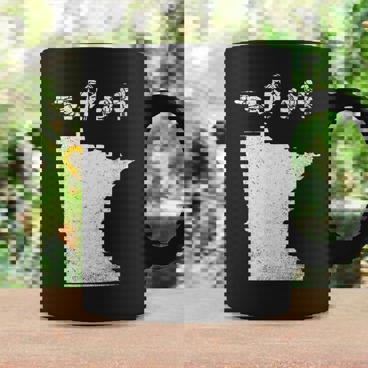 ASL American Sign Language Home Minnesota Graphic Print Coffee Mug ...
