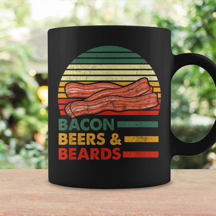 Bacon Beer & Beards BBQ Barbecue Breakfast Pork Bacon Graphic Print ...