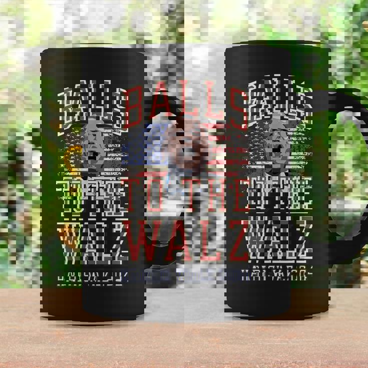 Balls To The Walz Tim Walz For Vp Walz And Harris Vote 47 Coffee Mug ...