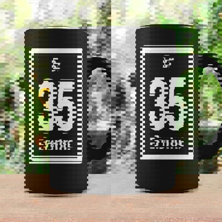 Bromine Br Periodic Table Elements 35Th Birthday Science Coffee Mug ...