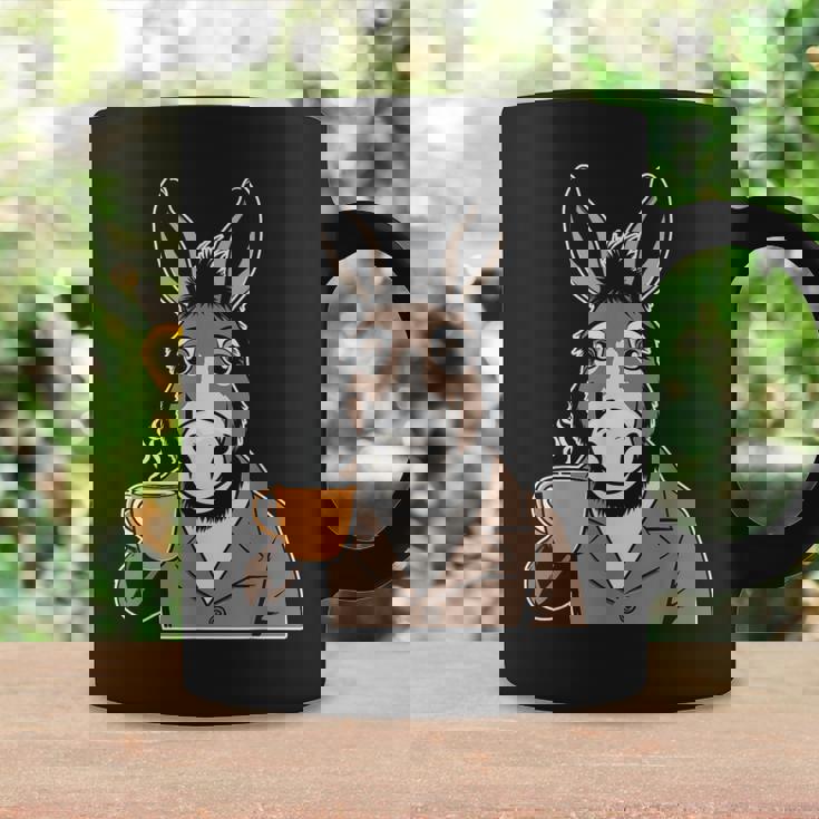 Burro Café Granjero Granja Animales Mula Asno Taza de café - Regaloses