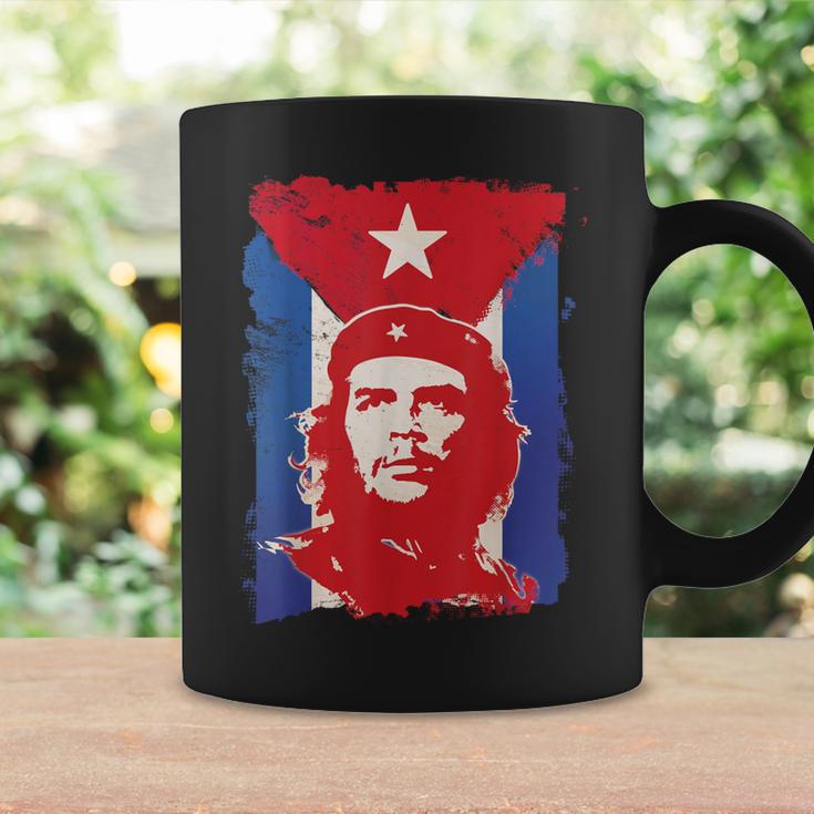 Che Guevara Bandera Cubana Revolución Cuba Gráfico Rebelde Taza de café ...