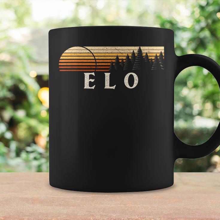 Elo Wi Vintage Evergreen Sunset Eighties Retro Coffee Mug - Seseable