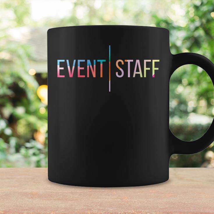 Event Staff Front Color Events Uniform Coffee Mug - Monsterry